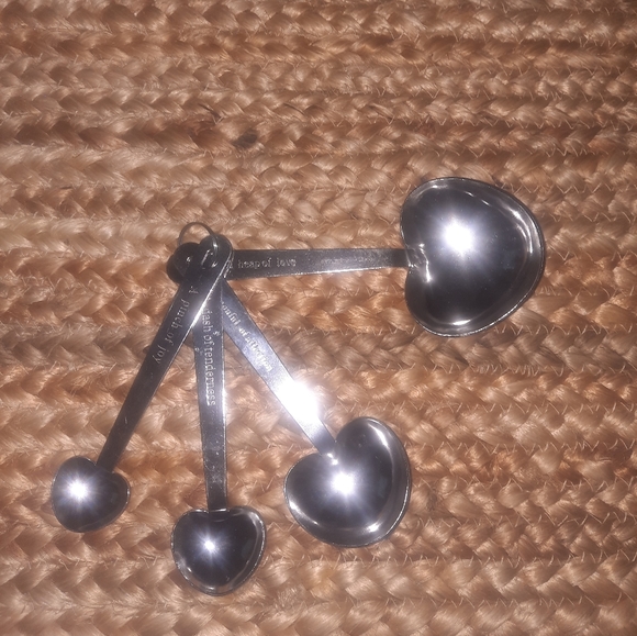 Kitchen | Heart Shaped Measuring Spoons | Poshmark